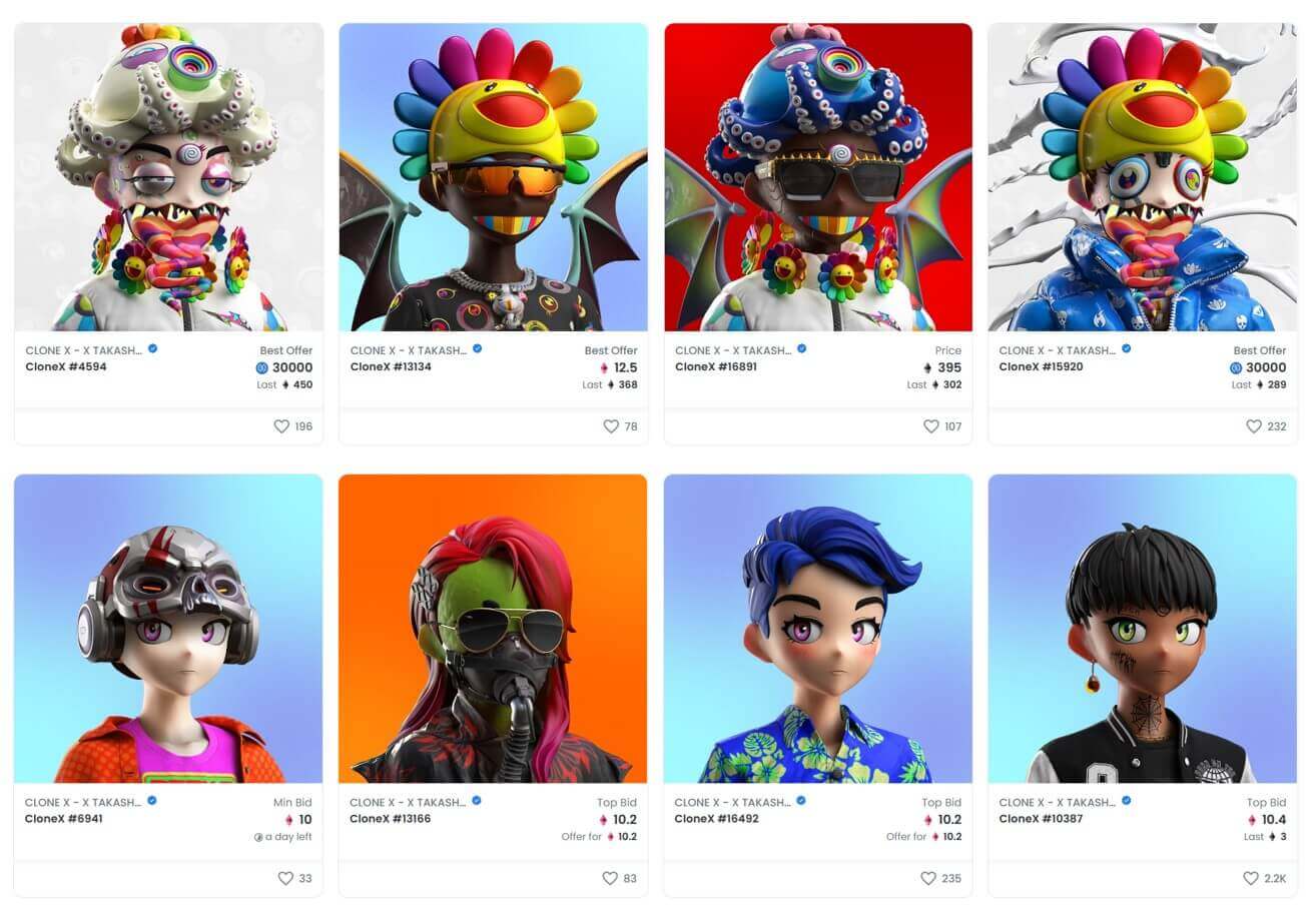 Clone X NFT Collection - Best NFTs 2023