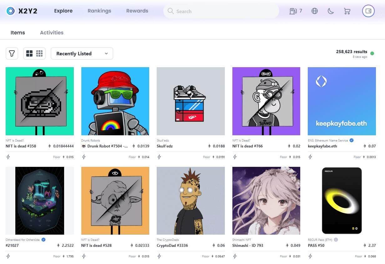 X2Y2 NFT Marketplace Review 2024